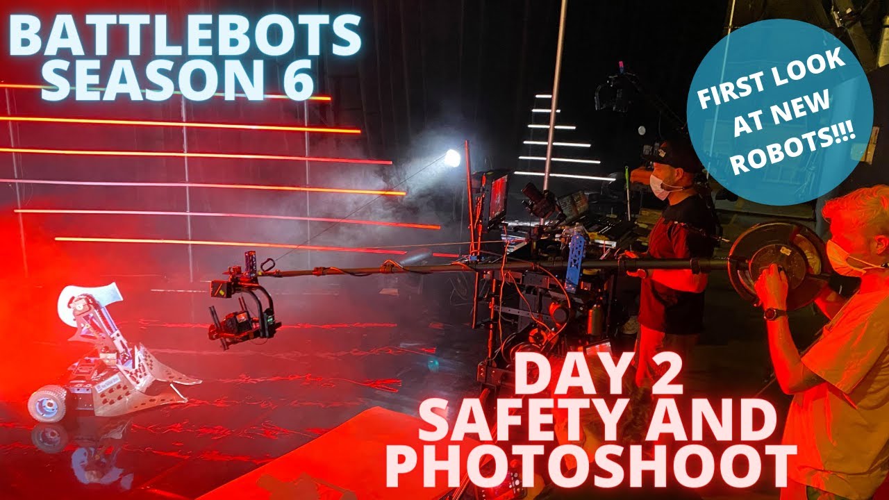 Battlebots Season 6 Day 2: Safety Tests and Photoshoots - YouTube