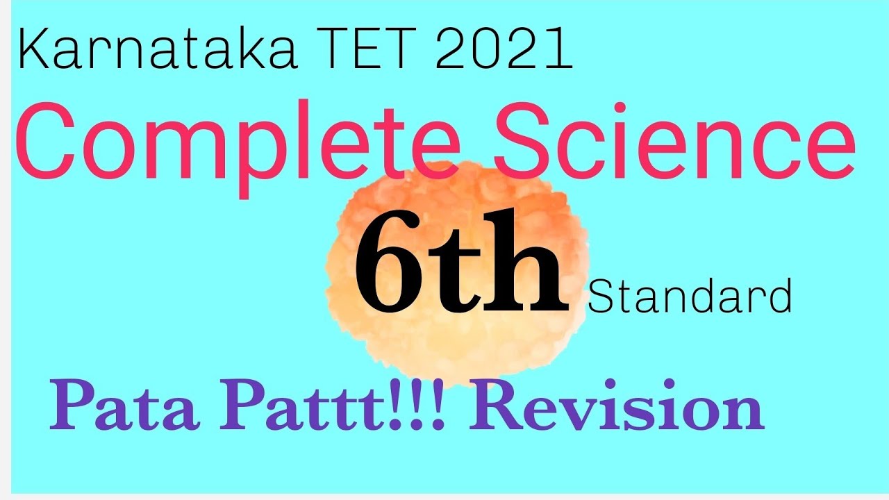 PATA PAT REVISION - complete NCERT 6th grade Science - important for ...