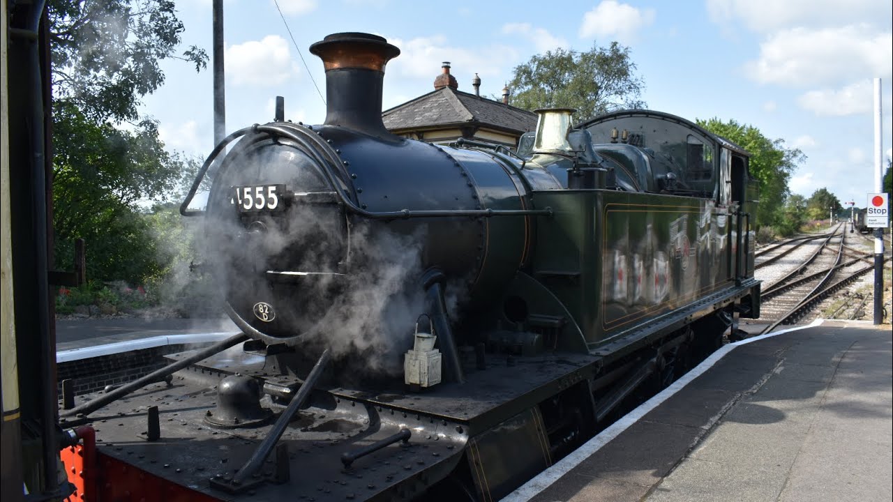 Footplate view on GWR 4555 - YouTube