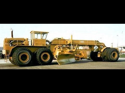 Машины монстры Грейдер CAT 24H - YouTube