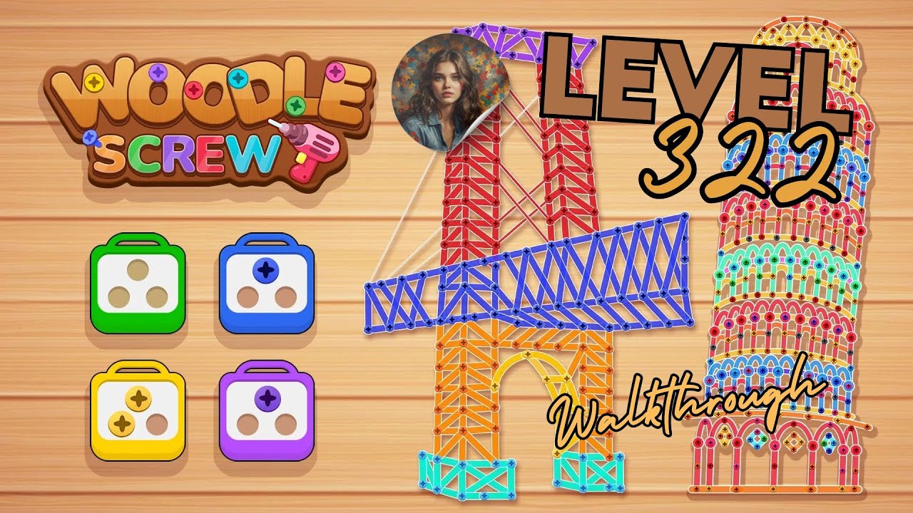 Woodle Screw Jam: Nuts & Bolts Level 322 - YouTube