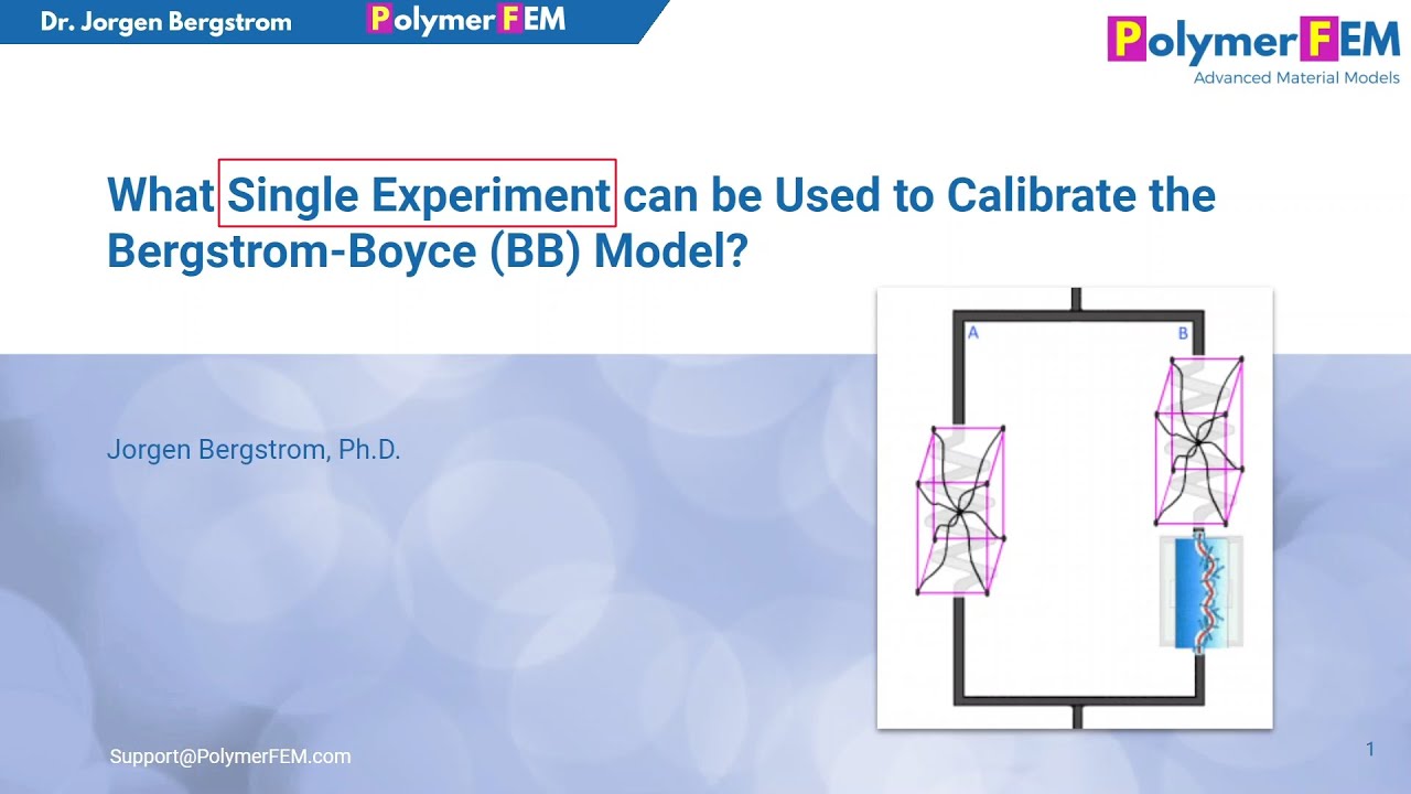 What Single Experiment can be Used to Calibrate the Bergstrom-Boyce (BB ...