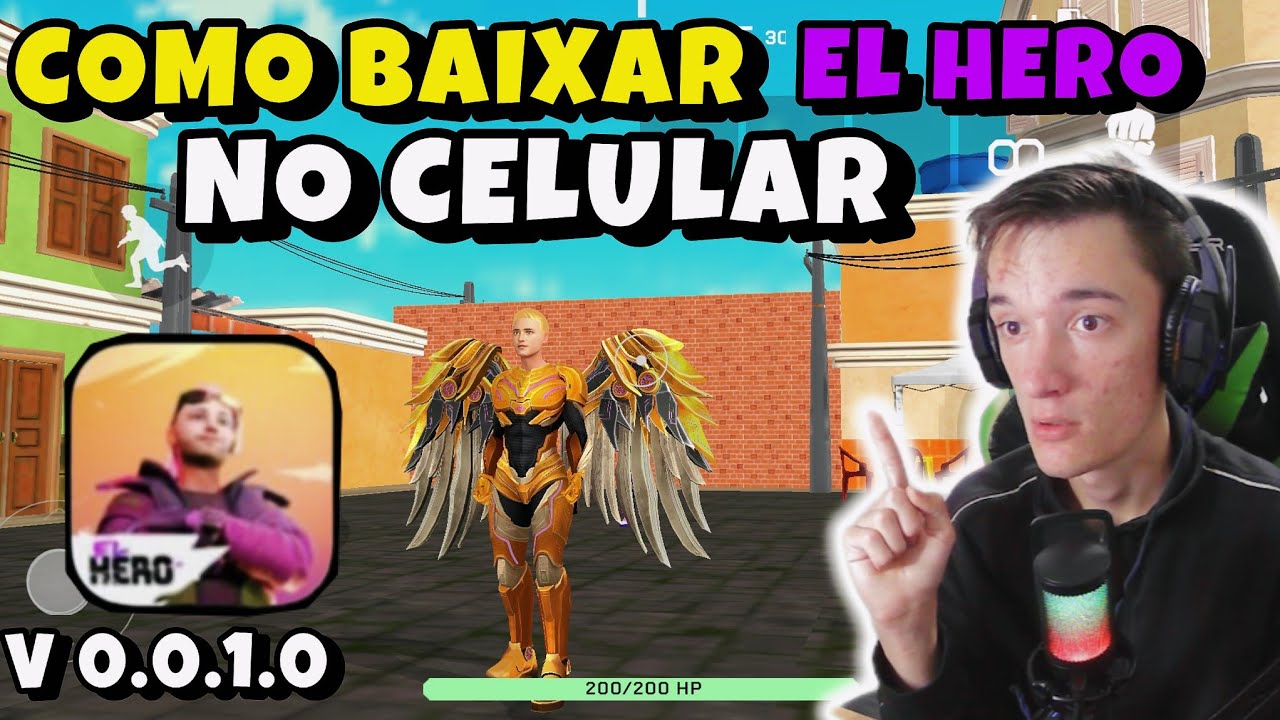 COMO BAIXAR EL HERO NO CELULAR rapido e facil #elhero @RodrigoF - YouTube
