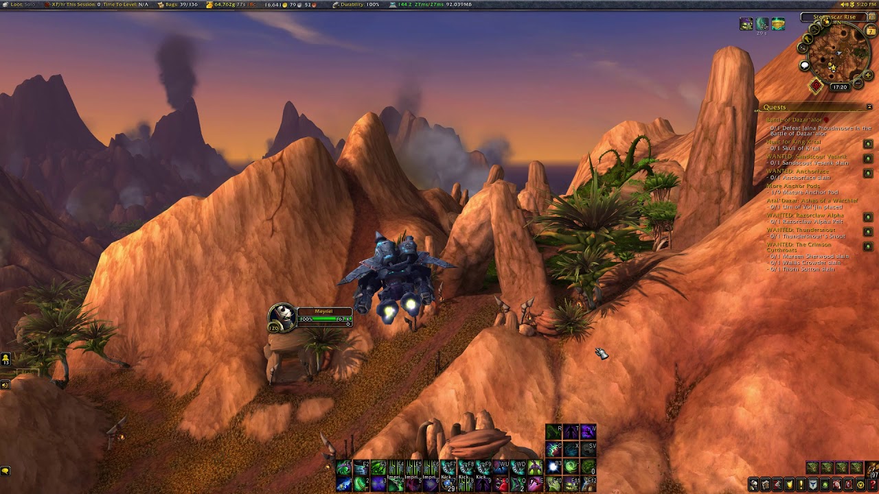 WoW Everbloom instance entrance - YouTube