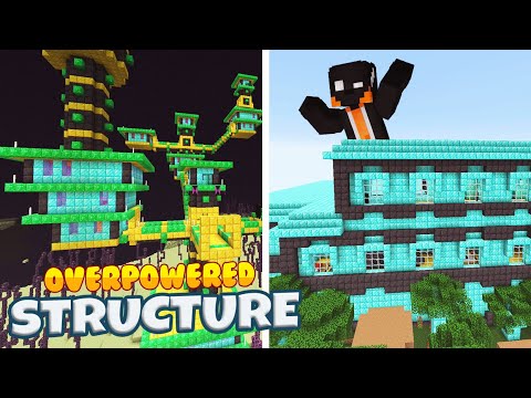 Minecraft Tapi Semua BANGUNAN Sangat OVERPOWERED.. !