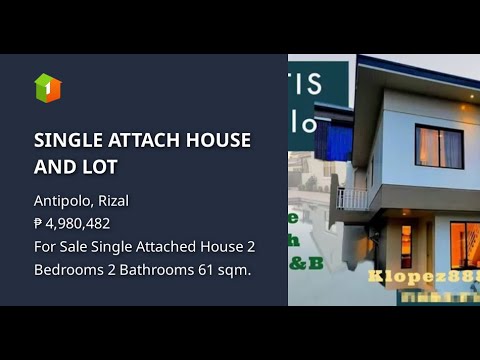 SINGLE ATTACH HOUSE AND LOT - YouTube