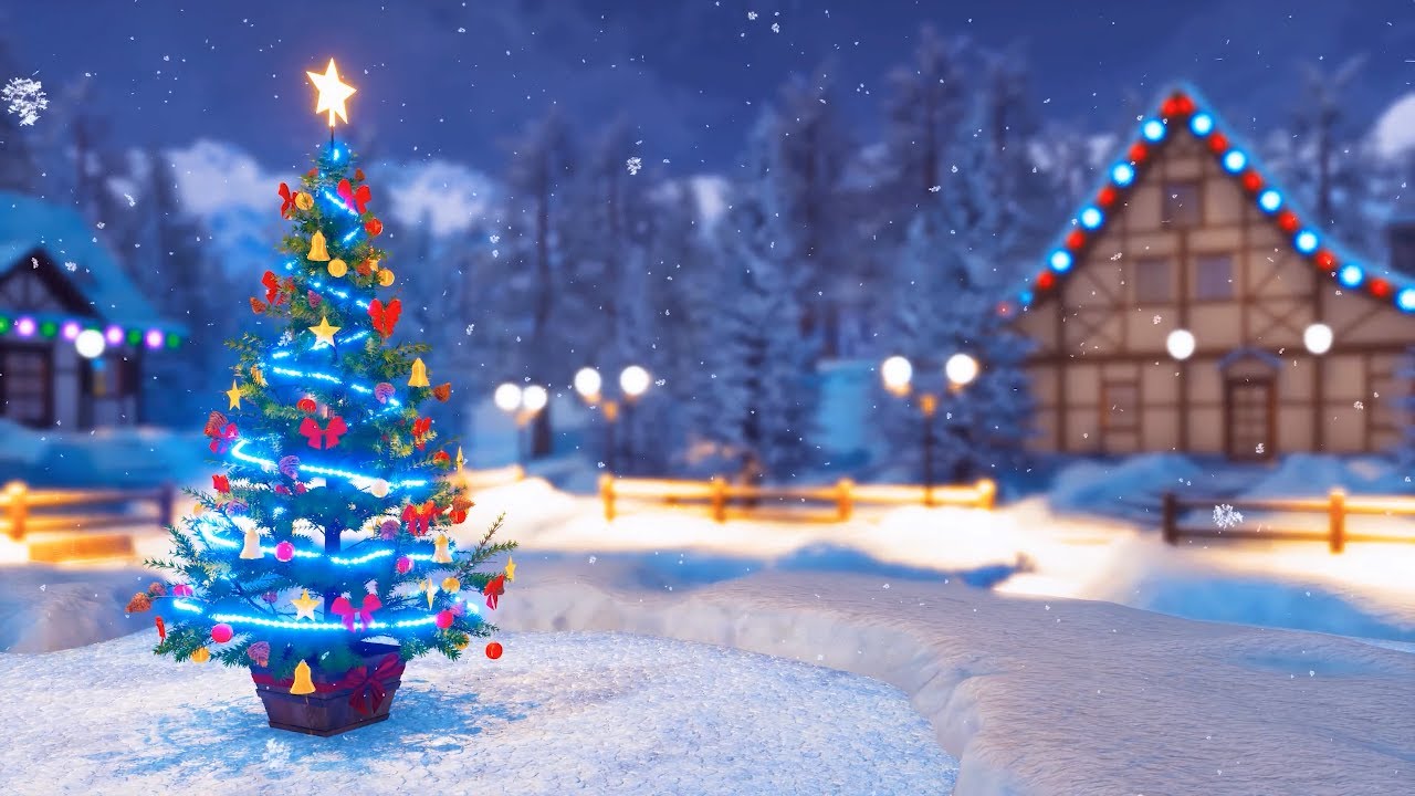 Animated Christmas Snow Scenes