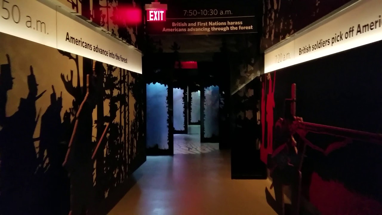 Cool Exhibit at Fort York Museum in Toronto, Americans Advancing thru ...