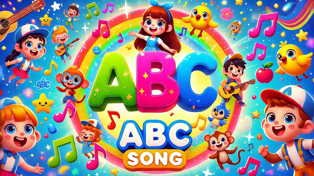 🐵🍎🚂 ABC Song Fun & Easy ABC Song for Kids |ABC Song Let’s Learn & Have Fun with ABC song for ...