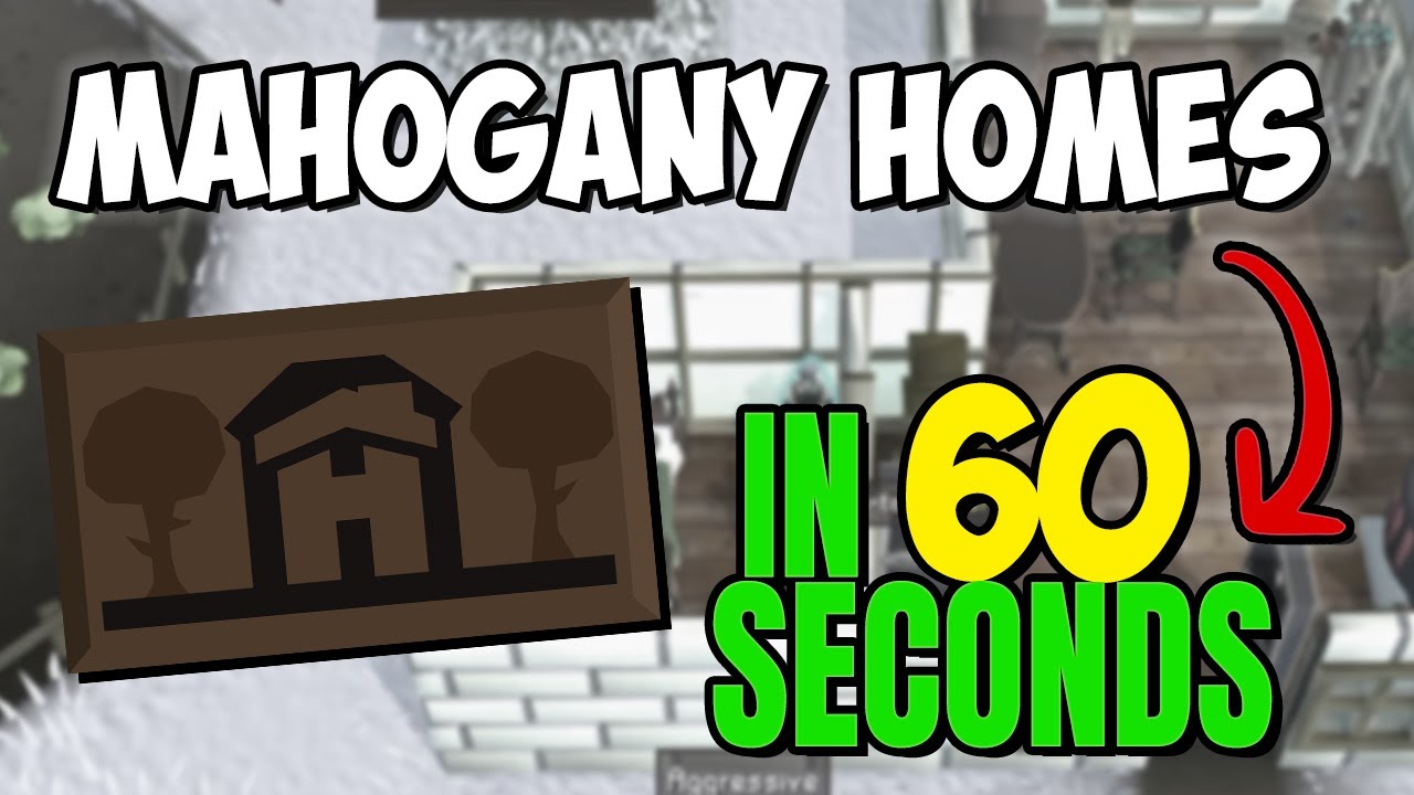Mahogany Homes in 60 seconds - YouTube