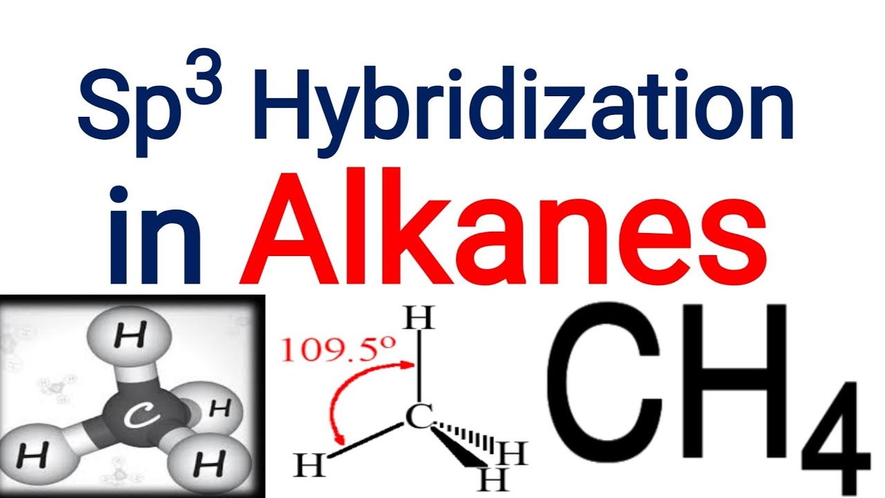 Sp3 Hybridization in Alkanes (OC-1)/PCI Syllabus - YouTube