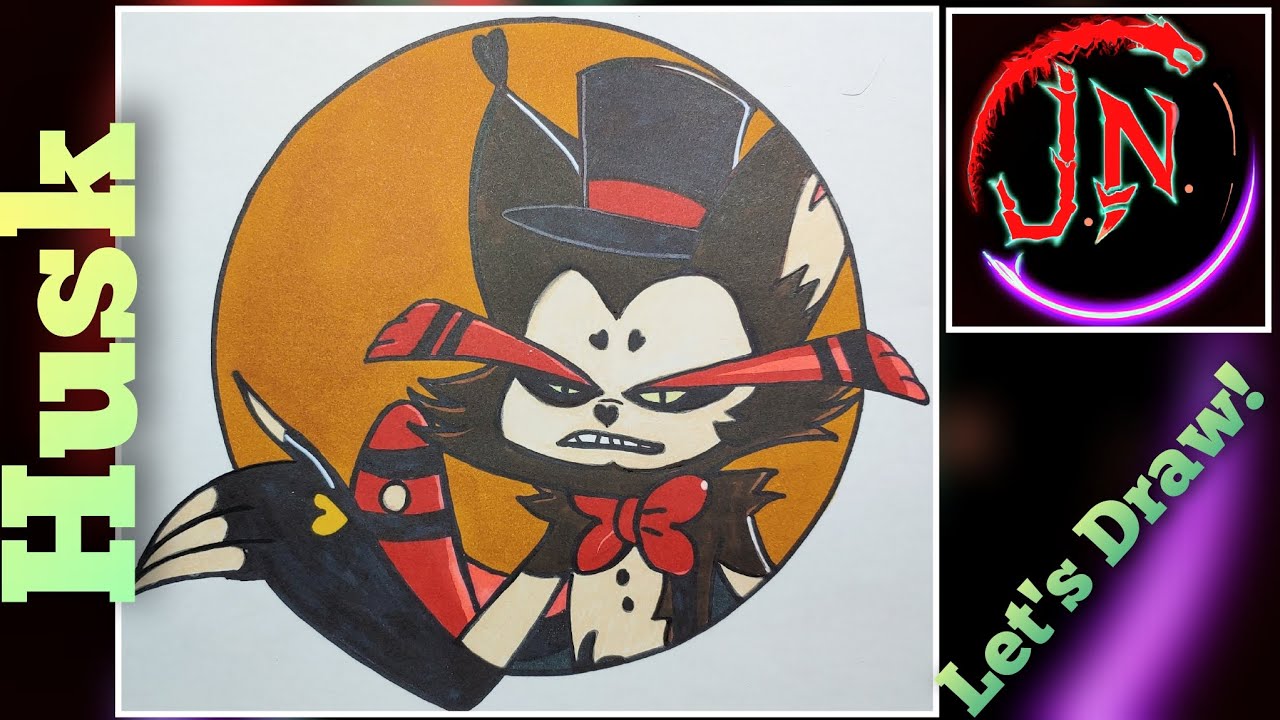 Husker, also known as Husk / Hazbin Hotel Art! Husk - Magician, World ...