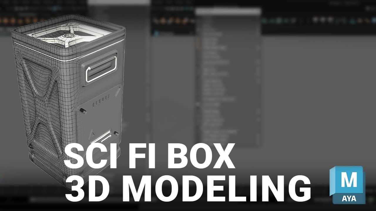 Sci Fi BOX 3D MODELING IN MAYA # Tutorial _17 - YouTube