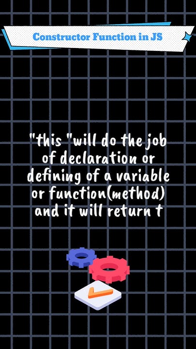 Daily Question - 130 | What is Constructor Function ? #codelife # ...