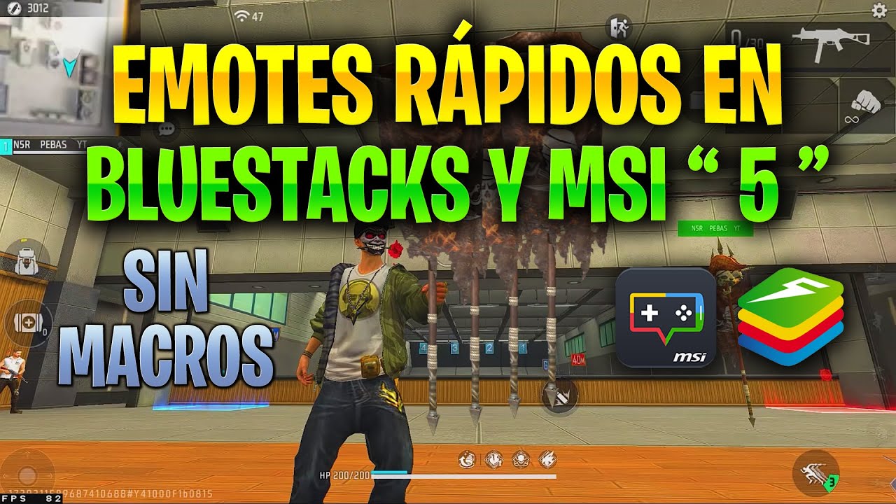 COMO HACER EMOTES RAPIDOS EN BLUESTACKS Y MSI APP PLAYER 5 - YouTube