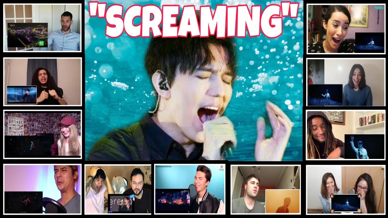 "SCREAMING" BY DIMASH REACTORS REACTION COMPILATION - YouTube