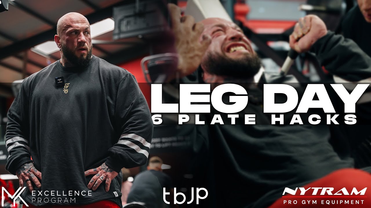 LEG DAY BREAKDOWN // 6 PLATE HACK SQUAT - YouTube