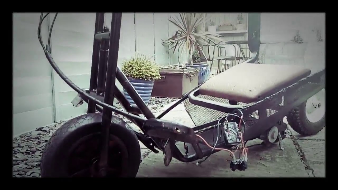 The Cockroach electric scooter Mad Max look around Hun-Cut industries ...