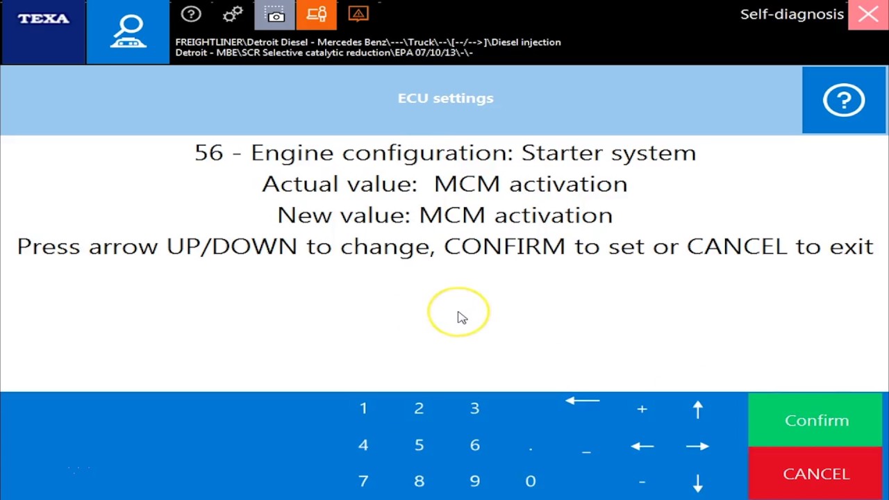 How to Change Detroit Diesel Parameters with TEXA Truck - YouTube