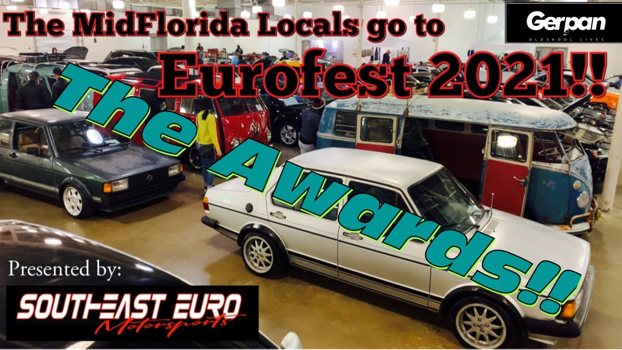 We handed out trophies at the last car show, southeast Eurofest 2021 ...
