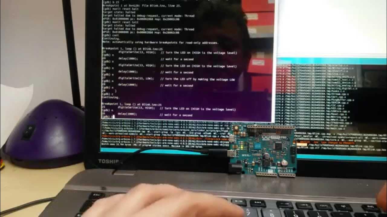 Debugging Arduino Zero Pro With Gdb And Openocd Youtube