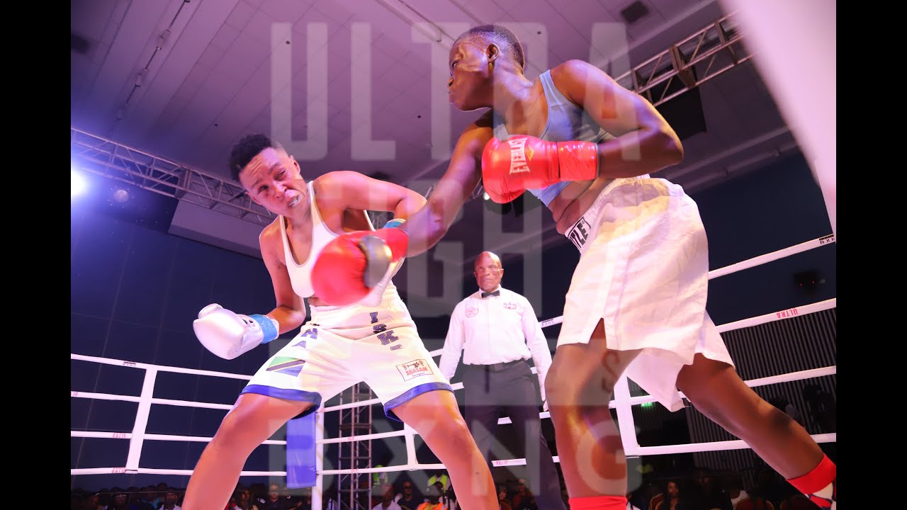 Super Feather Weight(10 ROUNDS)PRAXIDES ANYANGO VS NJMA ISIKE - YouTube