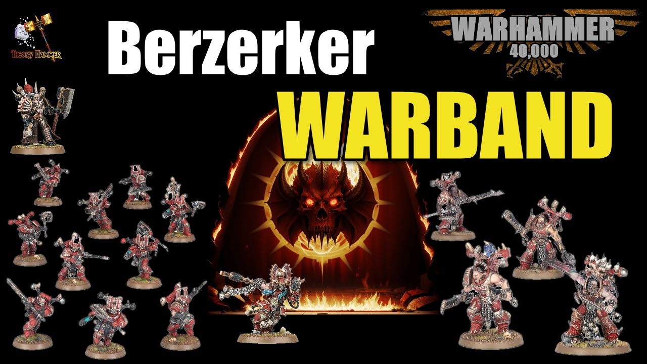 Pure Rage - Warhammer 40k 10th Ed Berzerker Warband DETACHMENT ...