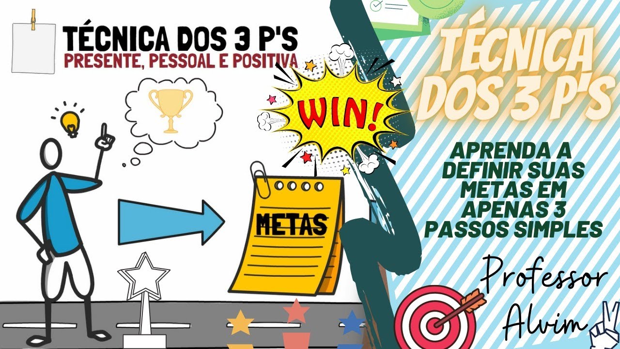 REALIZE TODAS SUAS METAS EM 3 PASSO SIMPLES - TÉCNICA DOS 3P'S - YouTube