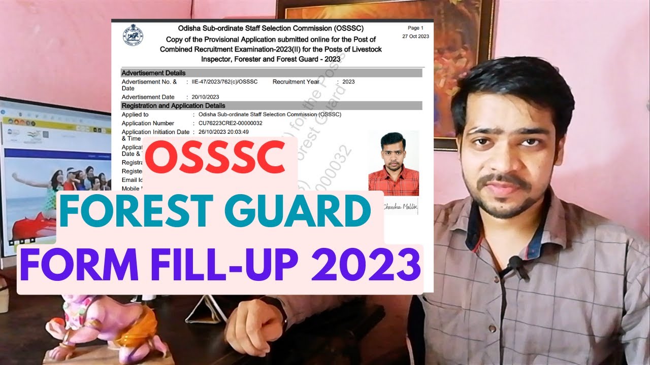 ODISHA FOREST GUARD FORM FILL UP 2023 | Odisha Job | OSSSC APPLY ONLINE ...