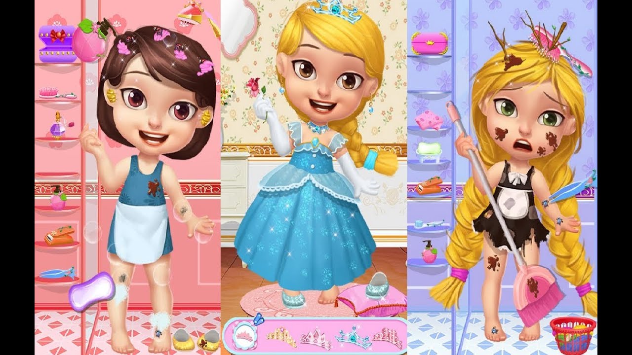 Baby Princess Dress Up & Makeover - Princess Messy Mania Games For Kids ...