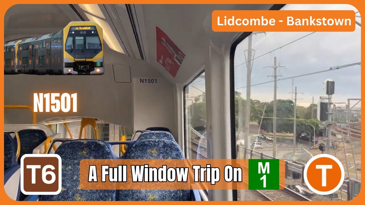 T6 Lidcombe & Bankstown Line FULL Trip - Lidcombe To Bankstown - YouTube