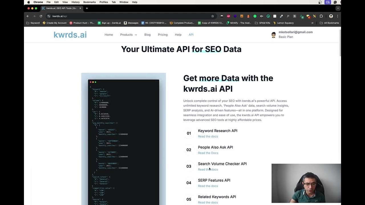 Related Keywords API endpoint | kwrds.ai - YouTube