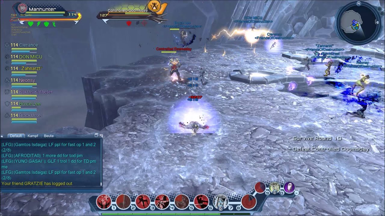 DCUO PVE Survival Mode III Round10 [Doomsday - Tank POI] - YouTube