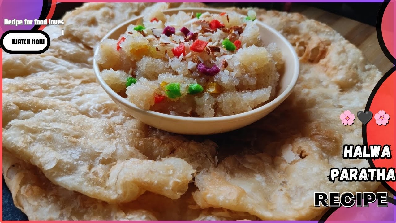 How to make Halwa Paratha | मेले मैं मिलने वाला सुवादिष्ट हलवा परांठा ...