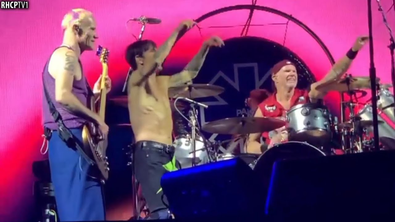 Flea, Anthony And Chad Looked And Pointed At John As If To Say, “Play ...