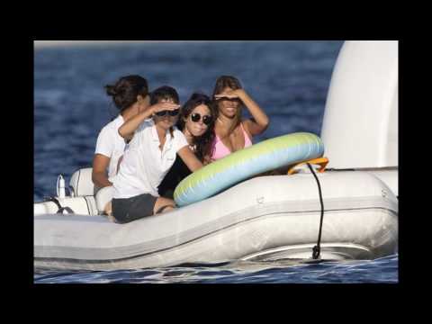 Lionel Messi partner Antonella Roccuzzo in pink bikini break in Ibiza