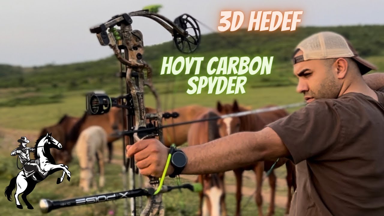 Hoyt Carbon Spyder 30 ile 3D Hedeflere Atış! Yılkıların Eşliğinde ...