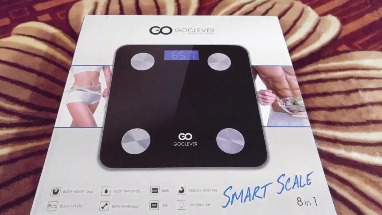 Goclever smart scale okosmérleg kicsomagoló - YouTube