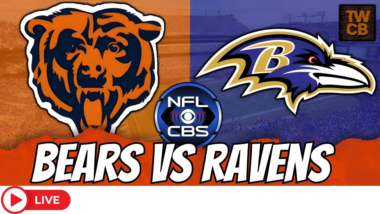 Chicago Bears vs Baltimore Ravens Live Scores & Reaction - YouTube