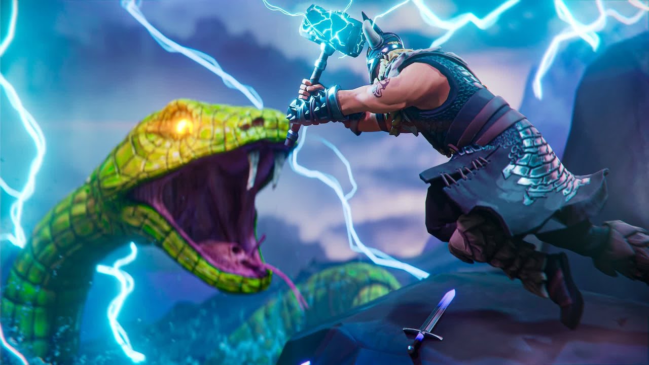 DANS le VALHALLA sur FORTNITE !! - YouTube
