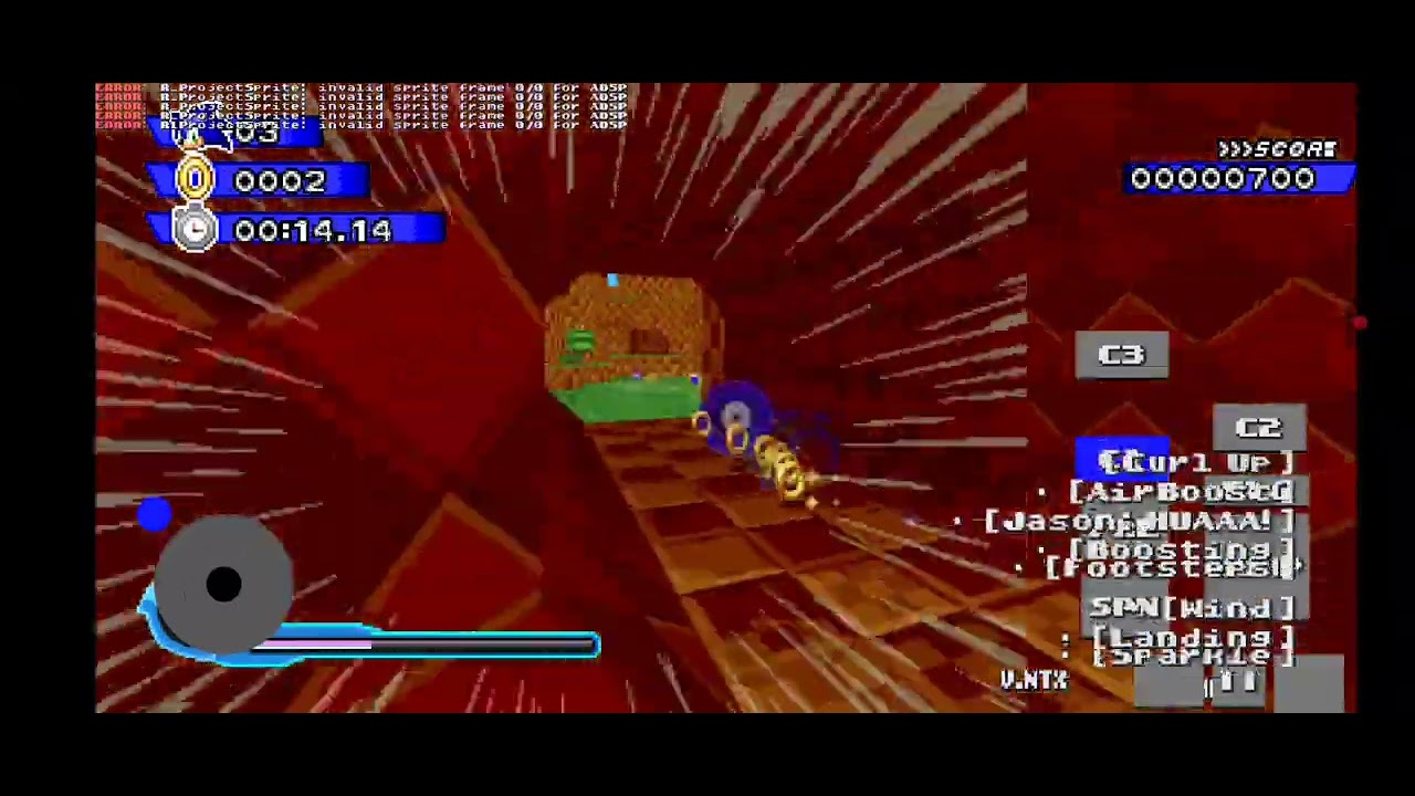 SRB2 Speedrun Greenflower zone act 1 22.22 seconds as msv6 - YouTube