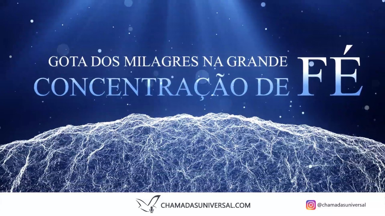 DOMINGO DA GOTA DOS MILAGRES NA GRANDE CONCENTRAÇÃO DE FÉ IURD VINHETA ...