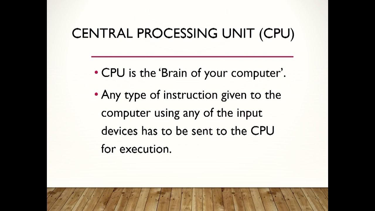 Secondary : Computer Science :Computer Fundamentals - YouTube