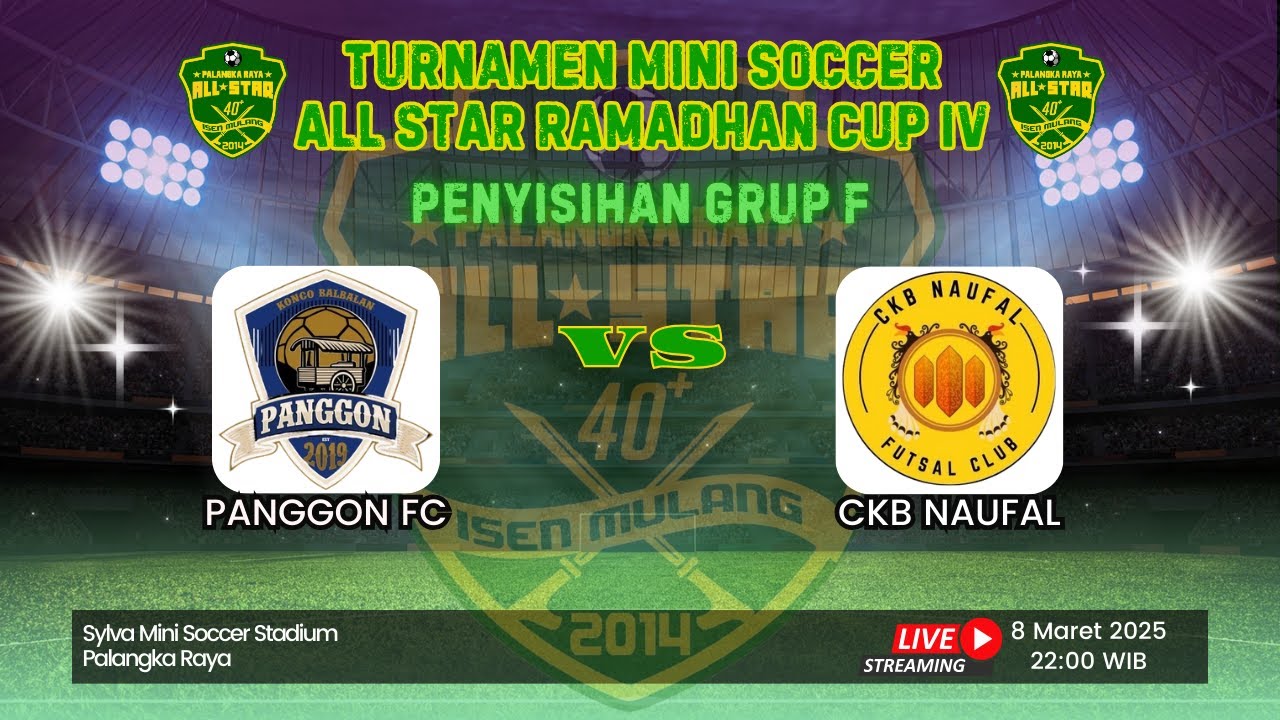 LIVE DAY4 | ALL STAR PALANGKA RAYA RAMADHAN CUP IV 2025 | MATCH 3 - YouTube