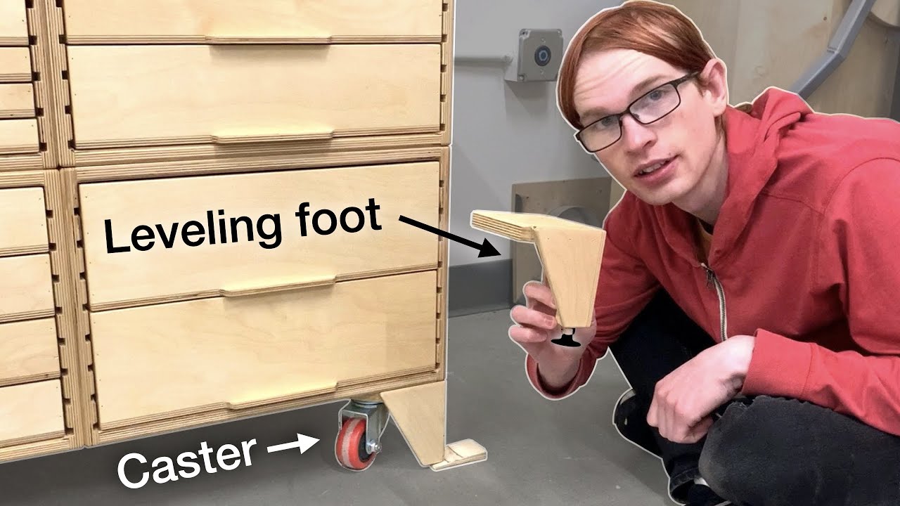 Modular Cabinet Feet - YouTube