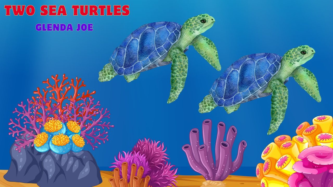 Two sea turtles | Shaking Hands Arts with Fralins and Friends #turtle # ...