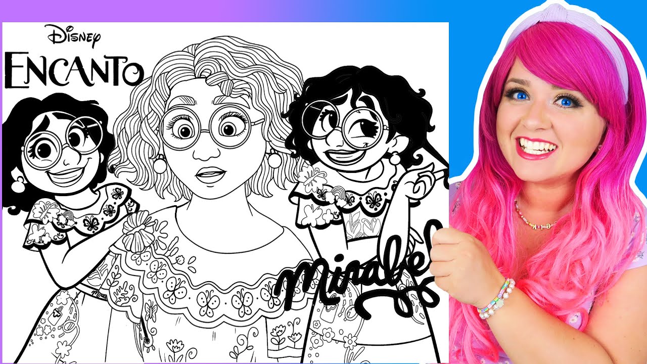 Coloring Mirabel Madrgial Disney Encanto Coloring Pages | Prismacolor ...