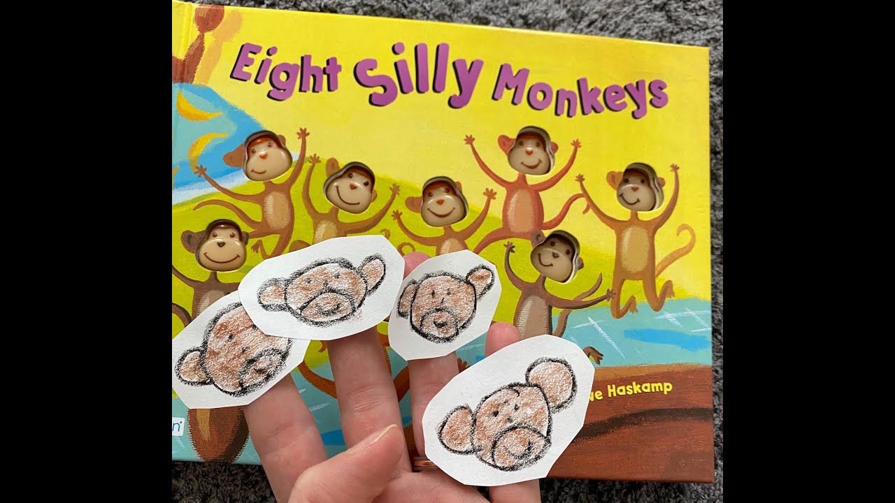 Eight Silly Monkeys: Tuesday Read Aloud & Activities - YouTube
