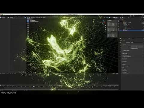 Blender Tutorial: Mix Particle System and Geo String Nodes for...SPARKS! - YouTube
