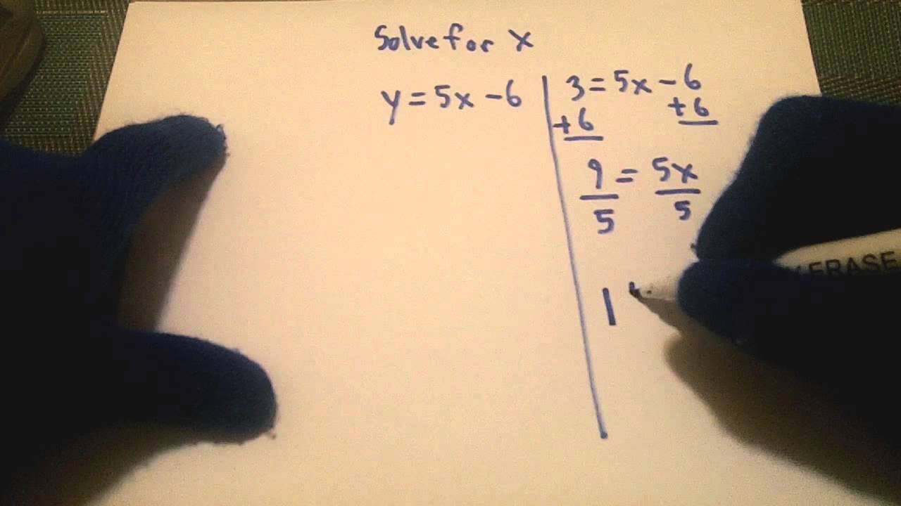 Literal Equations Practice Problems - YouTube